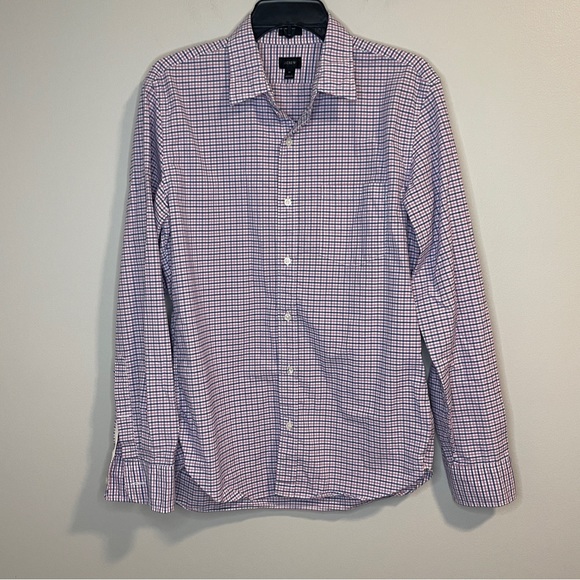 L.L. Bean | Shirts | Ll Bean Slim Fit Button Up Ls Cotton Shirt Blue ...